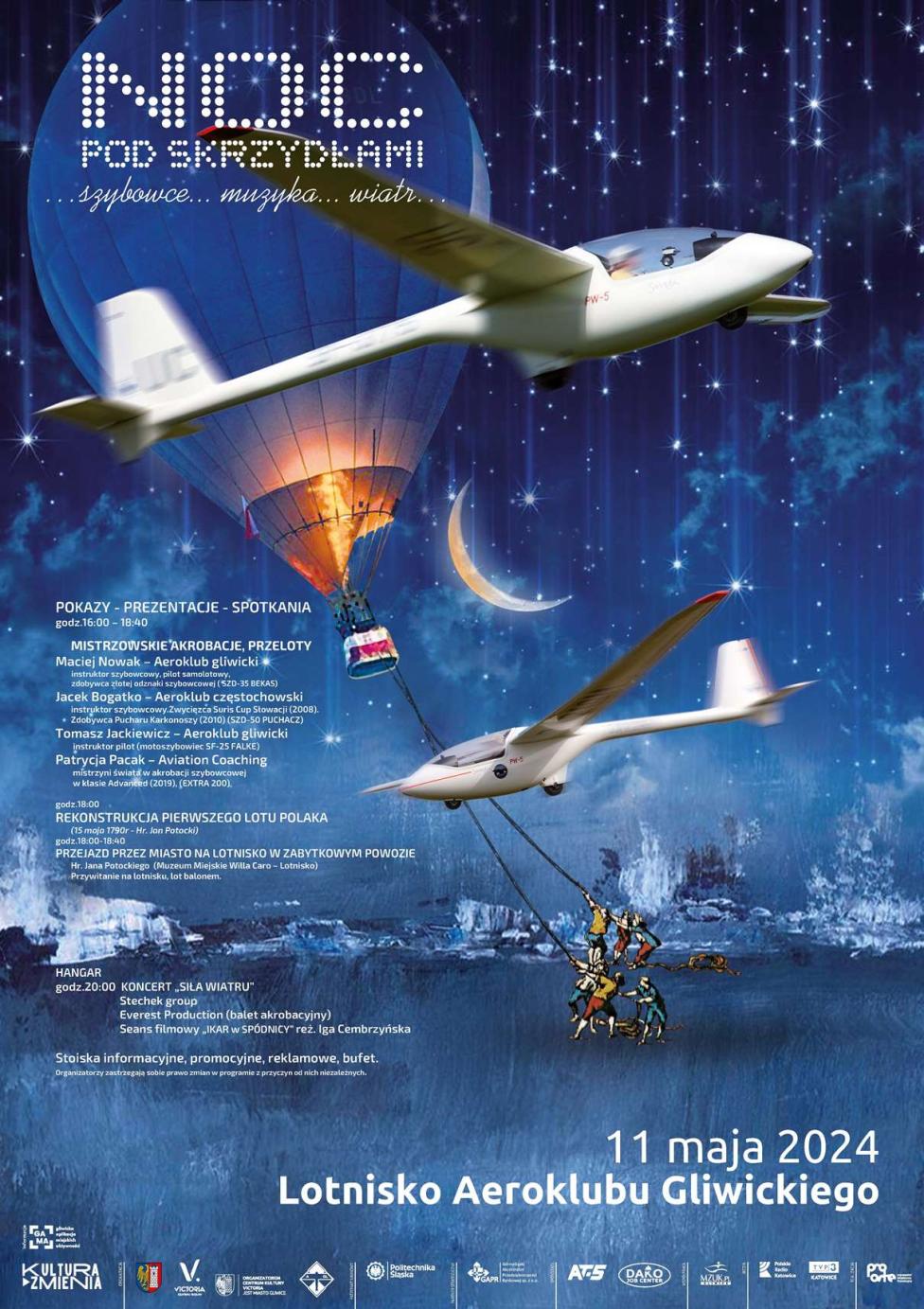 "Noc pod skrzydłami" na gliwickim lotnisku | dlapilota.pl